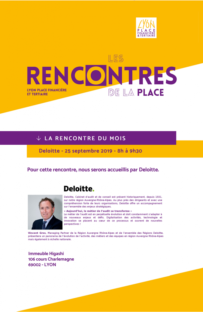 Rencontre de la Place - Deloitte